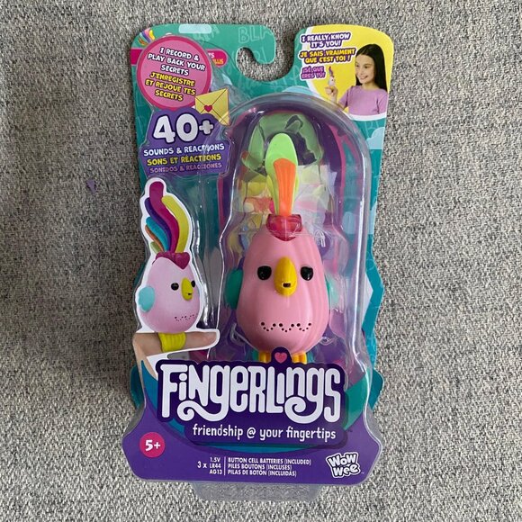Wowee Toys | Toys | New Fingerlingsinteractive Recording Pink Bird ...